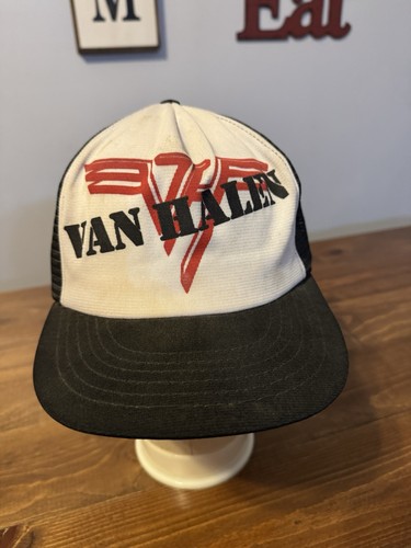 Vintage Van Halen 1980 Invasion Tour Classic Official Logo Truckers ...