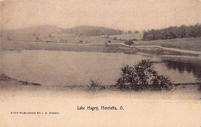 J73/ Henrietta Ohio Postcard c1910 Lake Hagey View Shoreline 393 | eBay