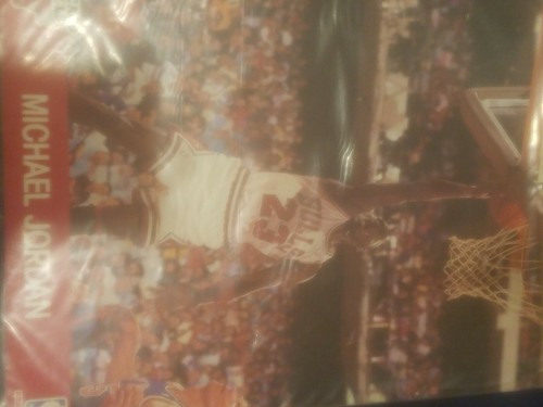 michael jordan action photo 8x10 picture nba hoops 1990 stats sealed ...