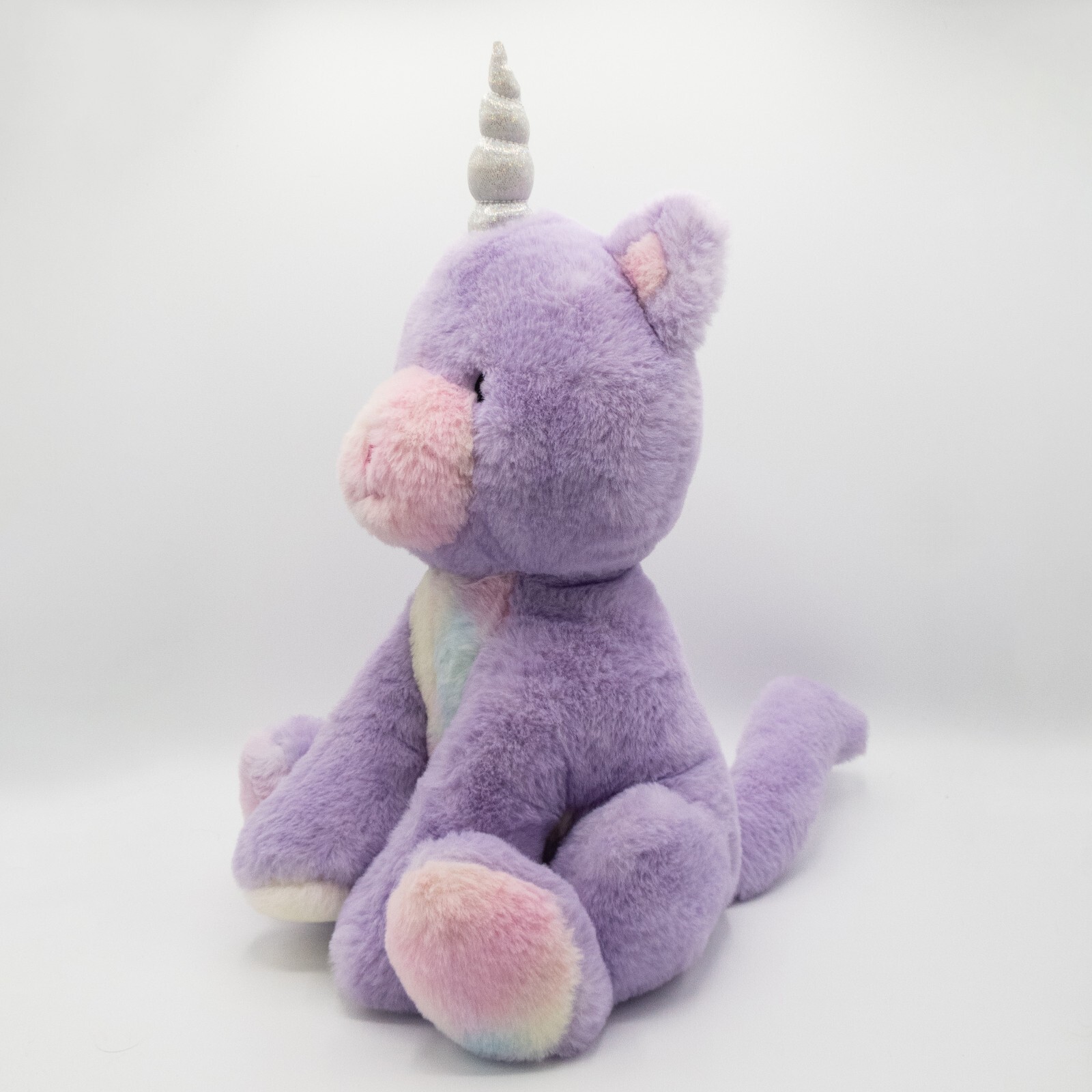 FAO Schwarz Glow Brights Kittycorn Plush LED Toy with Sound 15" Stuffed ...