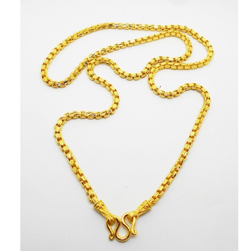 Chain 22K 23K 24K THAI BAHT GOLD GP NECKLACE 24 inch 18 Grams 3 mm ...