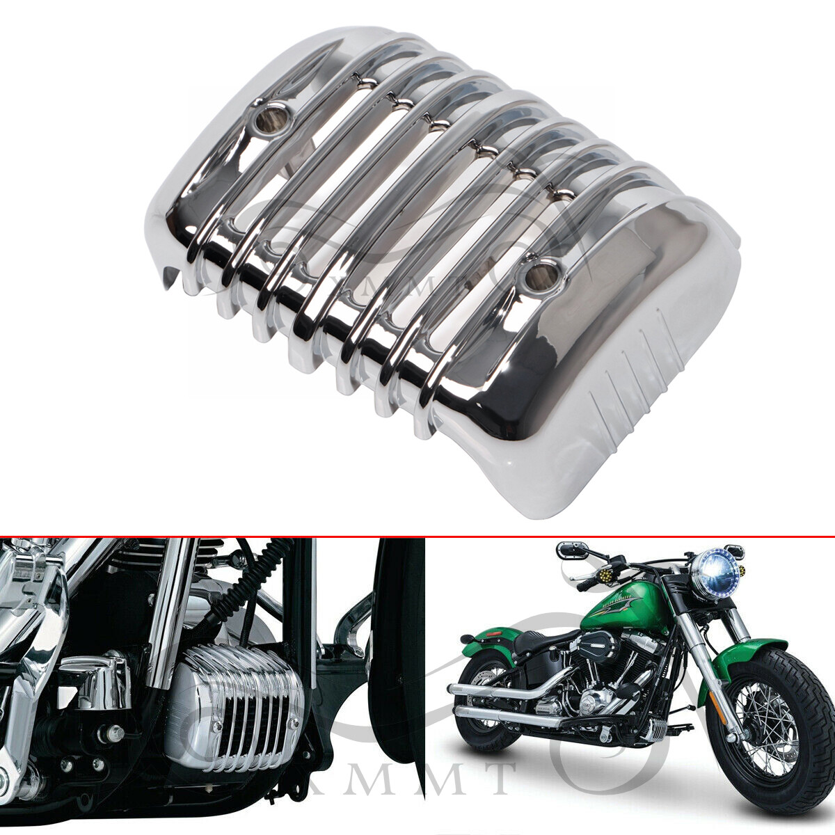 ABS Chrome Voltage Regulator Cover Fairing For Harley Breakout Softail ...