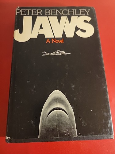 JAWS by Peter Benchley Vintage Hardcover Book 1974 shark Novel | eBay