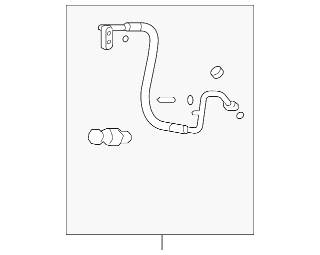 Genuine GM Air Conditioning Compressor and Condenser Hose Assembly ...