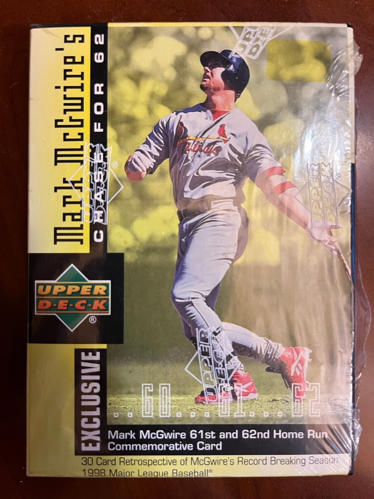 Upper Deck 1998 Mark McGwire's Chase for 62 - (30 Card Set) | eBay