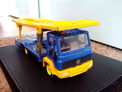 OLD SIKU 2484 MERCEDES TRUCK AUTOTRANSPORTER RARE VINTAGE 1970 W ...
