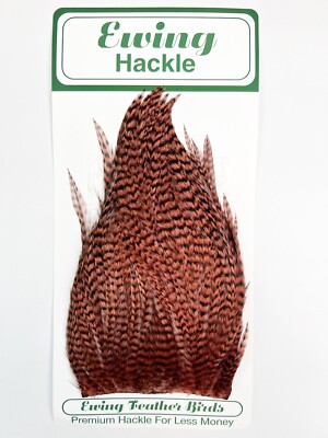 Ewing Hackle Deceiver Pack - Grizzly / Cinnamon - Fly Tying Feathers | eBay