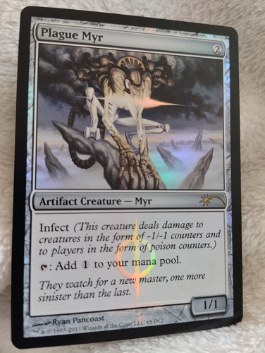 MTG PLAGUE MYR FOIL Gateway Promo 2011 Artifact Creature MYR WOTC | eBay