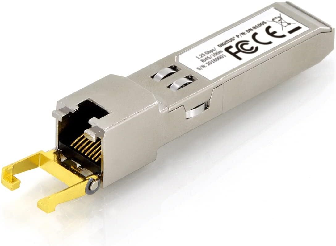 DIGITUS Gigabit SFP Modul für Cat 5 Kupfer Patchkabel, Mini GBIC, RJ45 ...