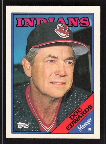 1988 Topps Tiffany Set-Break #374 Doc Edwards Cleveland Indians | eBay
