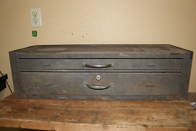 Kennedy 2 Drawer 28" Middle Riser Center Steel Tool Box Machinist Chest ...