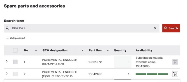 Sew Eurodrive OG 73 Un 1024 Encoder Es7c/ev7c 13621572 for sale online ...