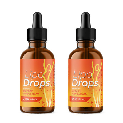 (2 Pack) Lipo Drops Weight Loss Drops Support Fat Burning Liquid (60 ...