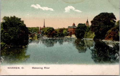 The Mahoning River Warren Ohio Vintage Postcard Spc12 | eBay