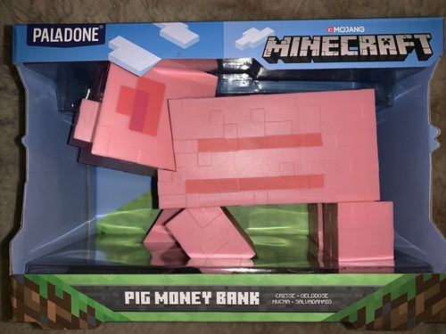 Minecraft PIG Money Bank | Pig Piggy Bank | Paladone | eBay