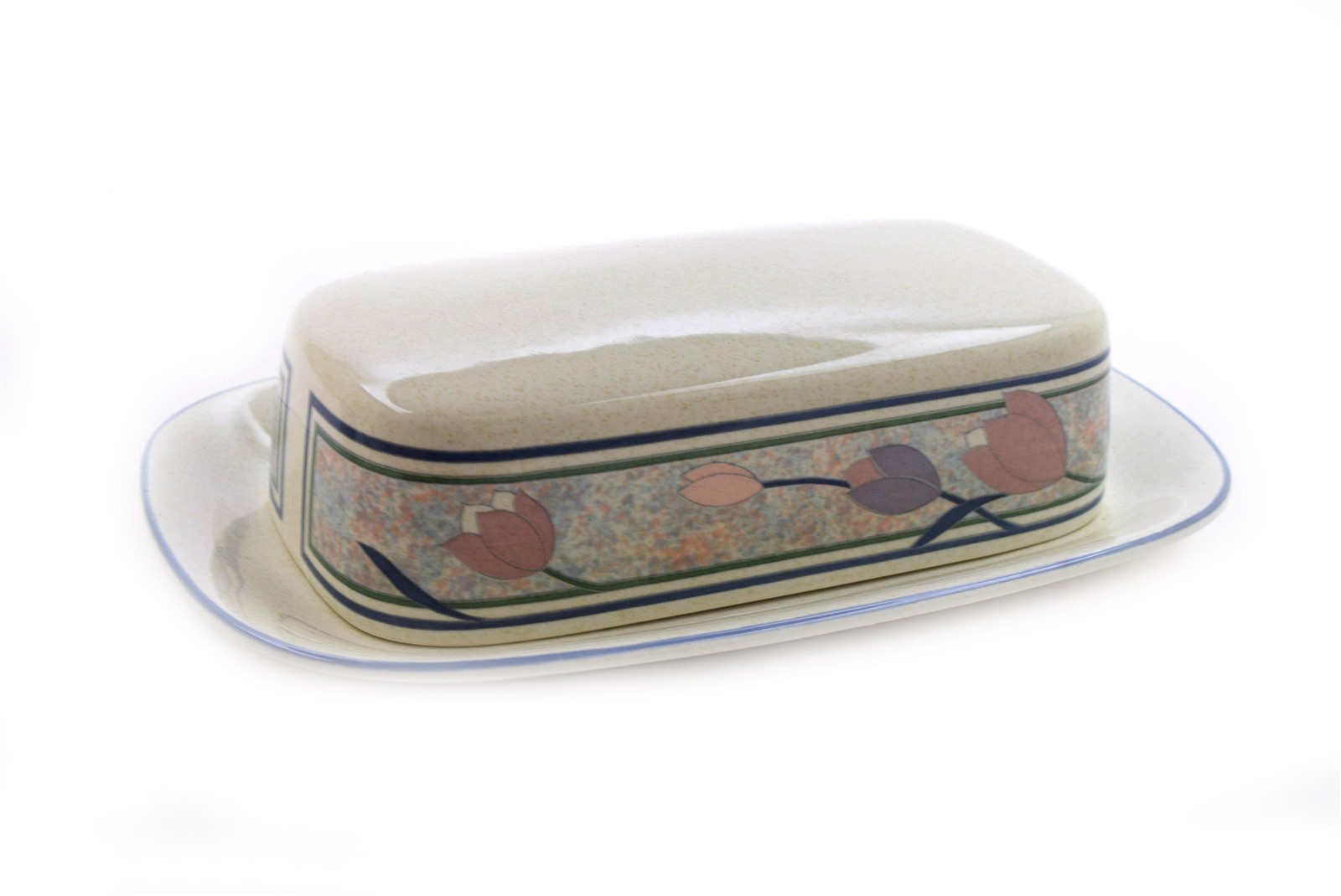 Mikasa Intaglio Tropical Island Covered Butter Dish | eBay