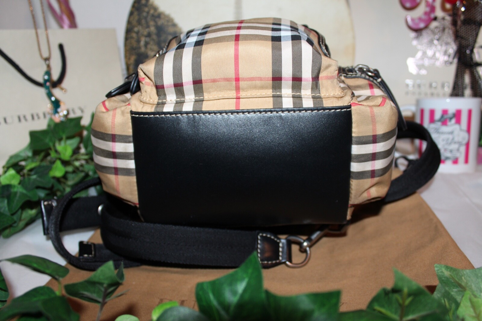 POSH-BURBERRY SIGNATURE NOVA CHECK MINI RUCKSACK BACKPACK! | eBay