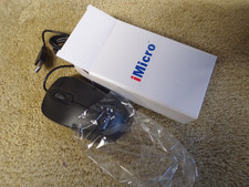 iMicro Mo-m128vcm USB Optical Gaming Scroll Mouse - Black for sale ...