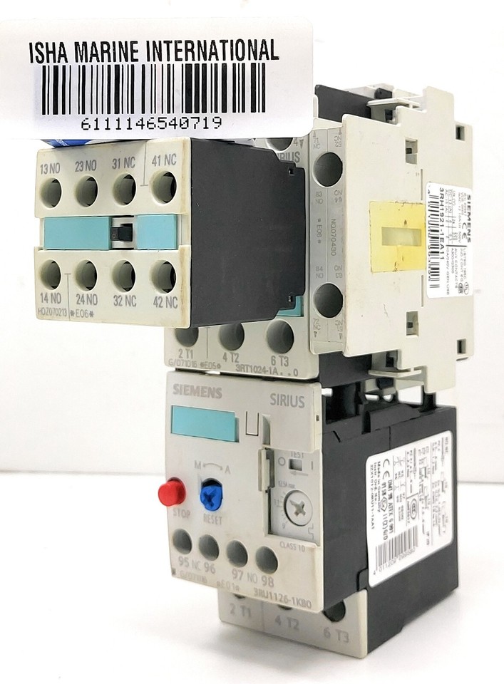 Siemens Sirius 3RU1126-1KB0 Overload Relay 3RH1921-1EA11 | eBay UK