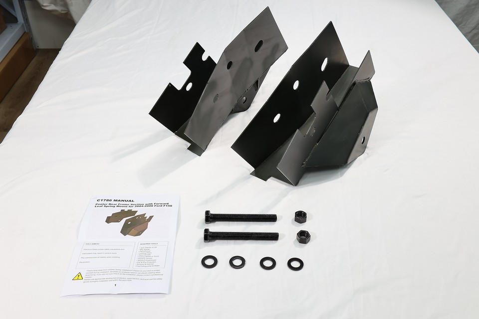 Center Rear Frame Repair Kit For 2004-2008 Ford F150 Crew Cab 5.5 ft ...