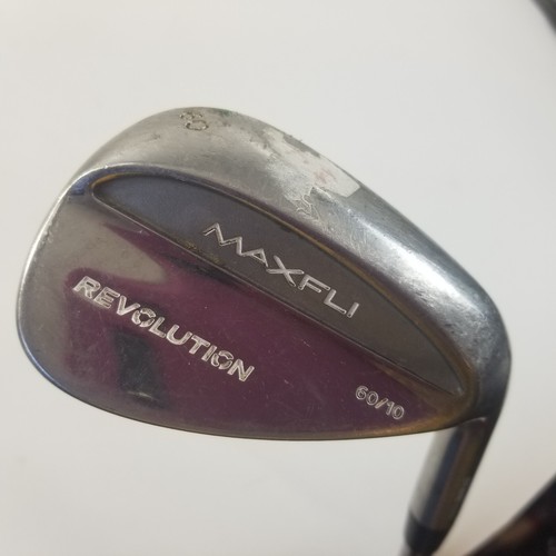 Maxfli Revolution 60/10 Lob Wedge Right Handed Golf Club Steel Shaft 34 ...