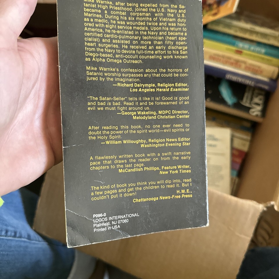 The Satan Seller by Mike Warnke PB Paperback 1972 Vintage Occult Book ...