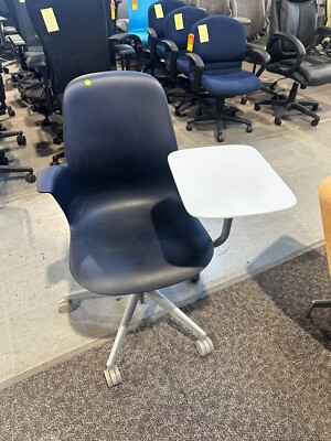 Steelcase Node Multipurpose Mobile Tablet Chair on Wheels in Navy | eBay