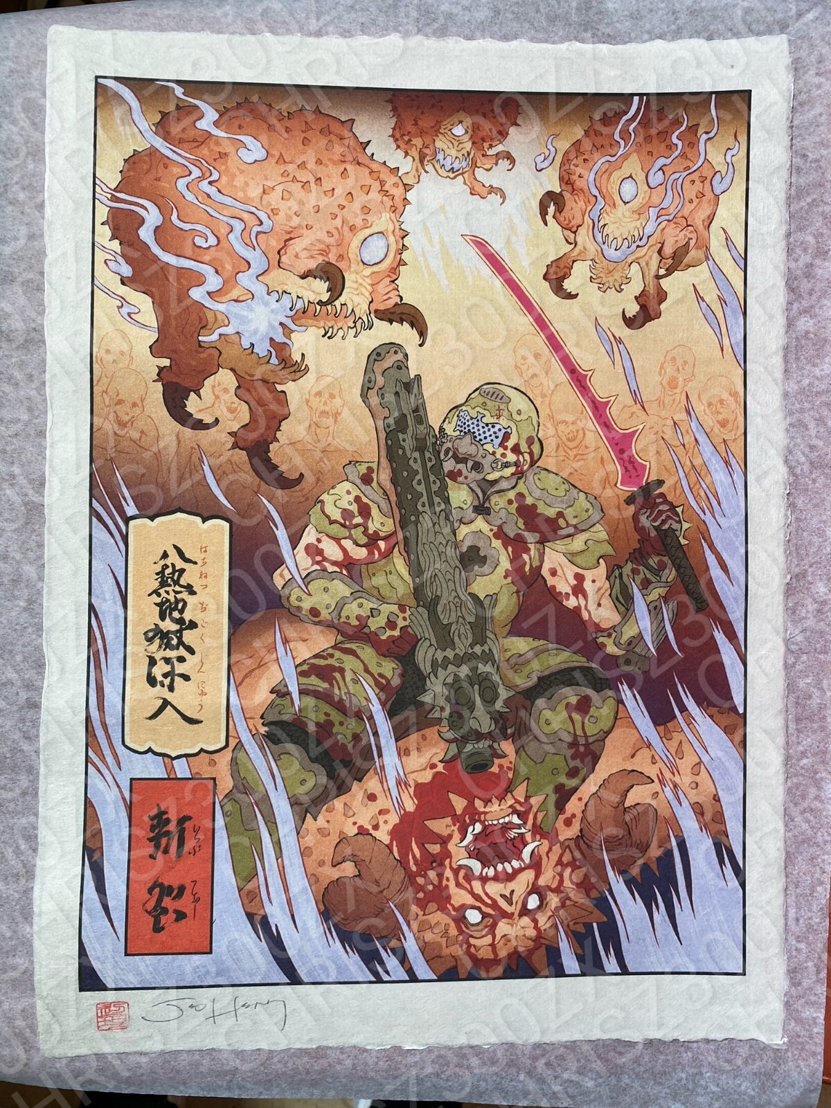 Limited Run Doom Classic Eternal Doomguy Japanese Poster Print Art ...