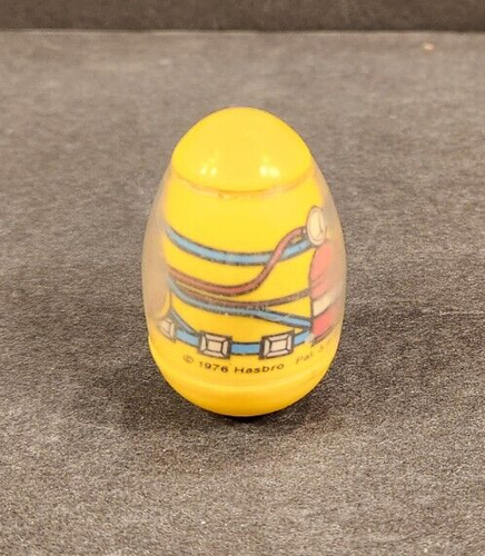 VINTAGE 1976 HASBRO WEEBLES SCUBA DIVER MAN WEEBLE WOBBLE 1.75" TALL ...