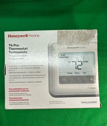 Honeywell T4 Pro Programmable Thermostat - TH4110U2005/U (BR4 ...