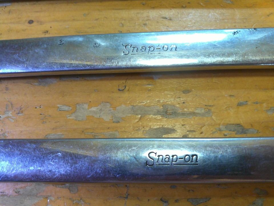 USA OLD UNDERLINE 1966 1967 LOT 7 SNAP ON SAE OPEN BOX END WRENCH SET 1 ...