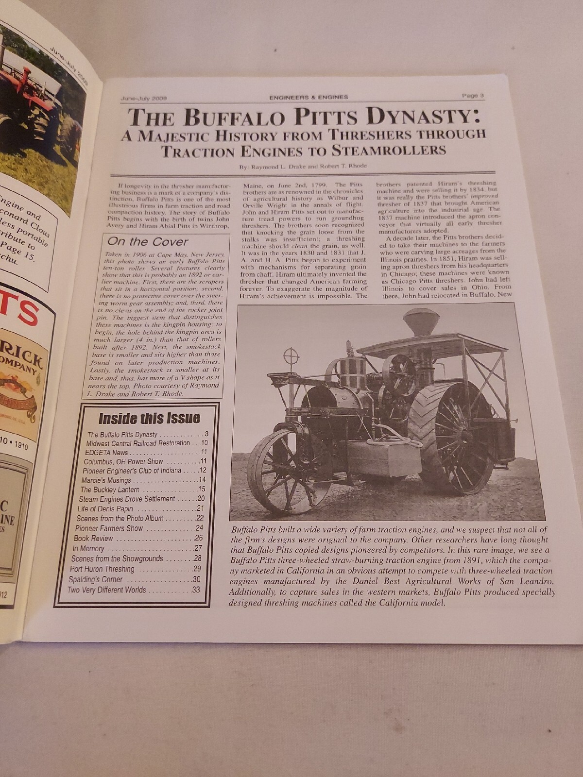2009 June/July, Engineers & Engines Magazine For Steam, Gas, Tractor ...