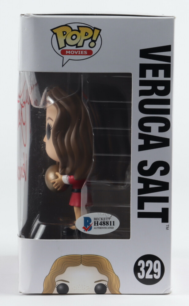 JULIE DAWN COLE SIGNED VERUCA SALT WILLY WONKA FUNKO POP! 329 VINYL ...