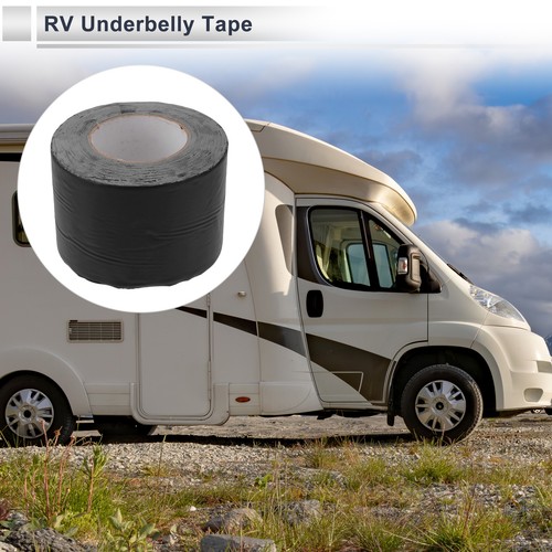 1 Roll Underbelly Tape Waterproof 49.21ftx3.93" Flex Belly Tape Black ...