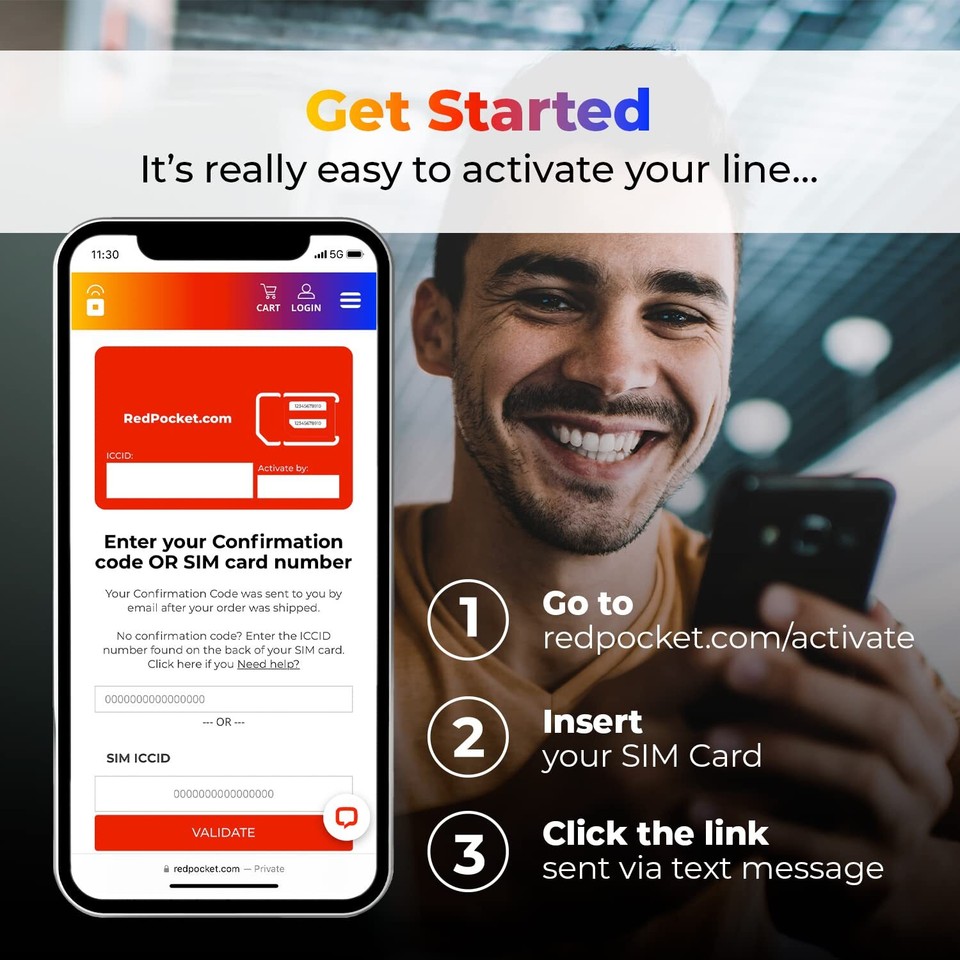 Red Pocket Mobile $20/Month Phone Plan, Free SIM Card for Verizon ...