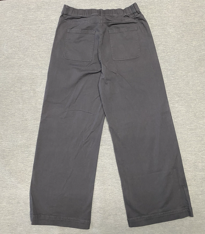 Pact Pants Women's Medium Wide Leg Organic Cotton Stretch Twill 28 ...