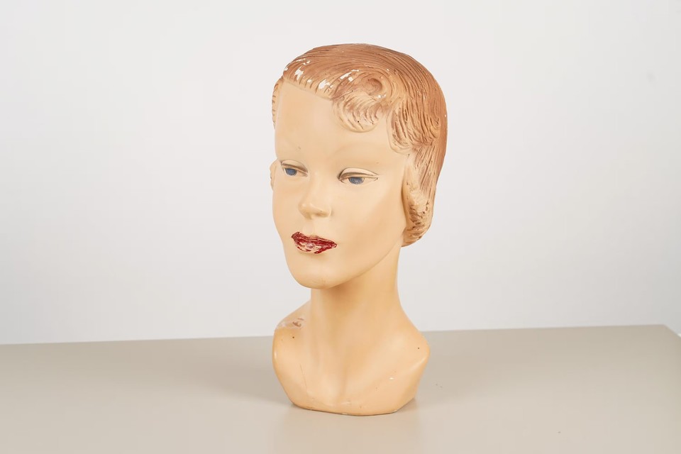 Rare 1930s Art Deco Woman Gesso Head Mannequin Department Store Display ...