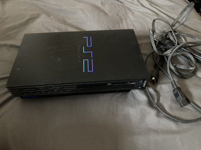 Sony PlayStation 2 Fat SPCH-39001/N PS2 Console +Cables. WORKS. See ...