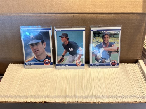 1984 FLEER BASEBALL COMPLETE SET: Nolan Ryan, Don Mattingly, Darryl ...