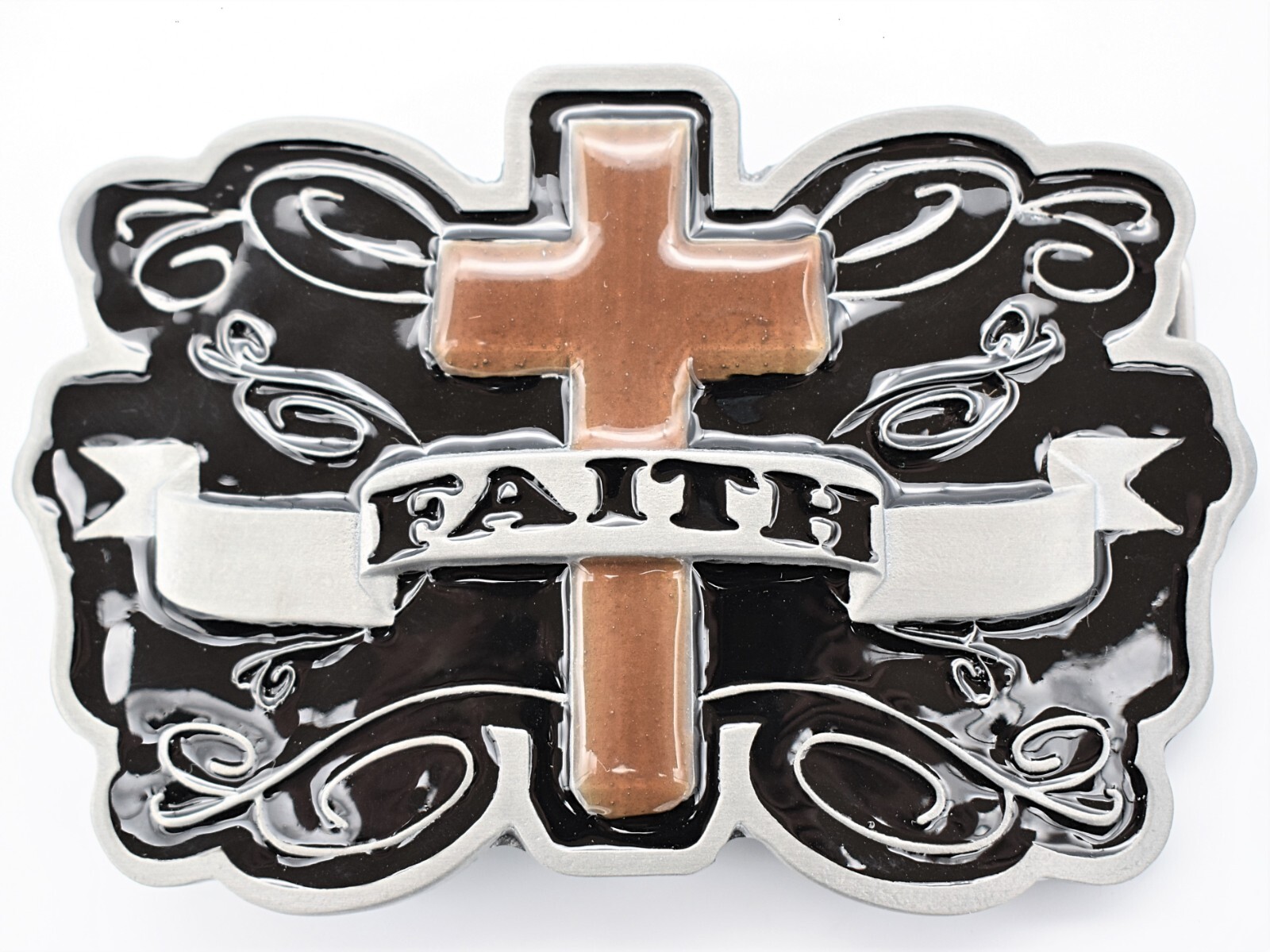 Cross Western Cowboys of Faith Belt Buckle - Gem