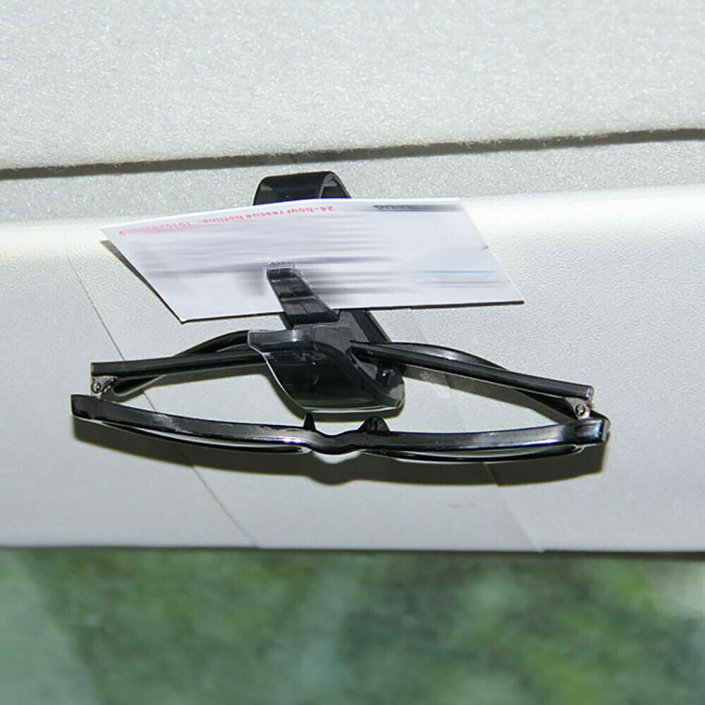 Car Van Truck Auto Eyeglasses Sunglasses Clip on Sun Visor Card Ticket ...