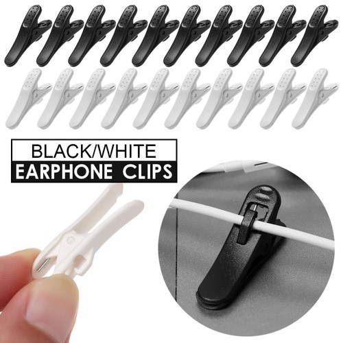 Nip Clamp Headphone Earphone Clips Organization Holder Cable Wire Clip ...
