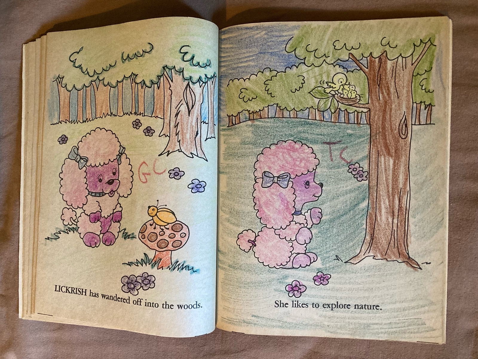 Vintage Mattel Poochie Coloring Book & Child's Coin Purse So Cute! | eBay