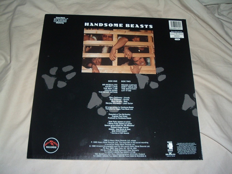 HANDSOME BEASTS The Beast Within '90 MINT ORIGINAL GERMAN IMPORT RARE 1st press | eBay