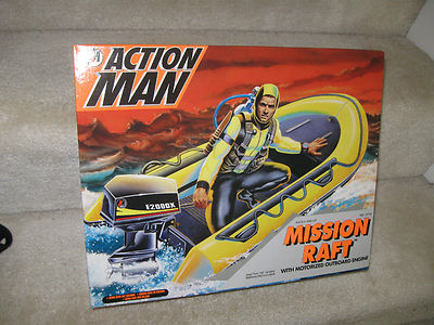 Hasbro Action Man 1/6th Scale Mission Raft With Motorized Outboard ...