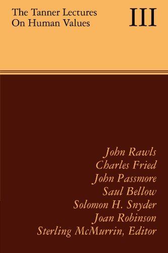 The Tanner Lectures on Human Values III: Volume 3 (Tanner (2011) | eBay