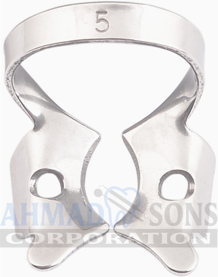 15 Pcs Dental Rubber Dam Clamps #5 Endodontics Large Upper Molar ...