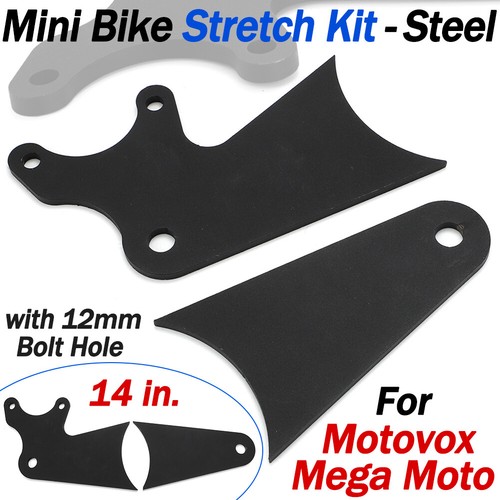 4in Steel Mini Bike Stretch Tabs Kit For Motovox and Mega Moto Frames ...