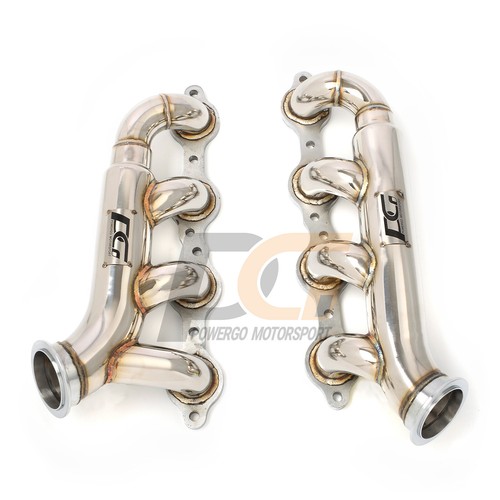 Exhaust Headers Log Style for Silverado Sierra Tahoe Yukon 4.8L 5.3L 6 ...