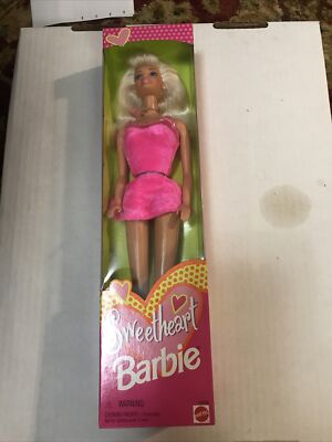 Vintage 1997 Sweetheart Barbie Doll 18608 Mattel Fashion Pink Blonde ...